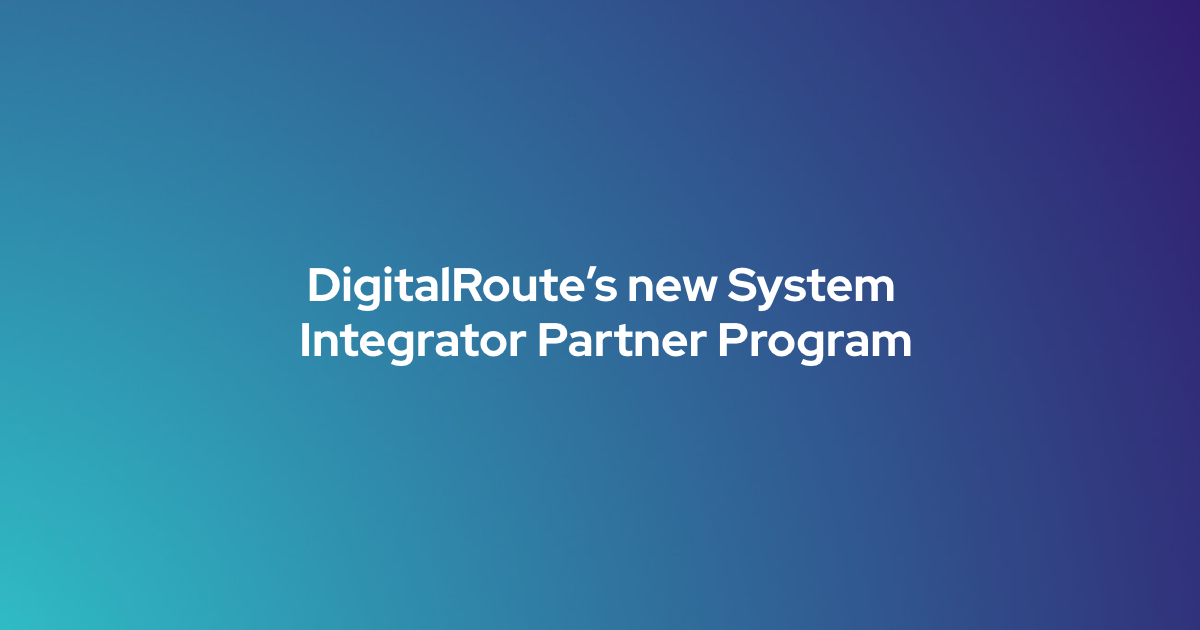 DigitalRoute’s New System Integrator Partner Program to Accelerate Usage-Based Revenue