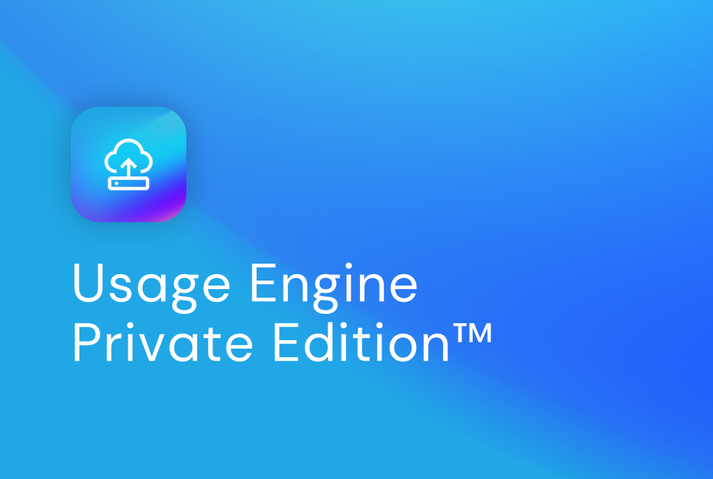 Usage Engine - Private Edition - DigitalRoute