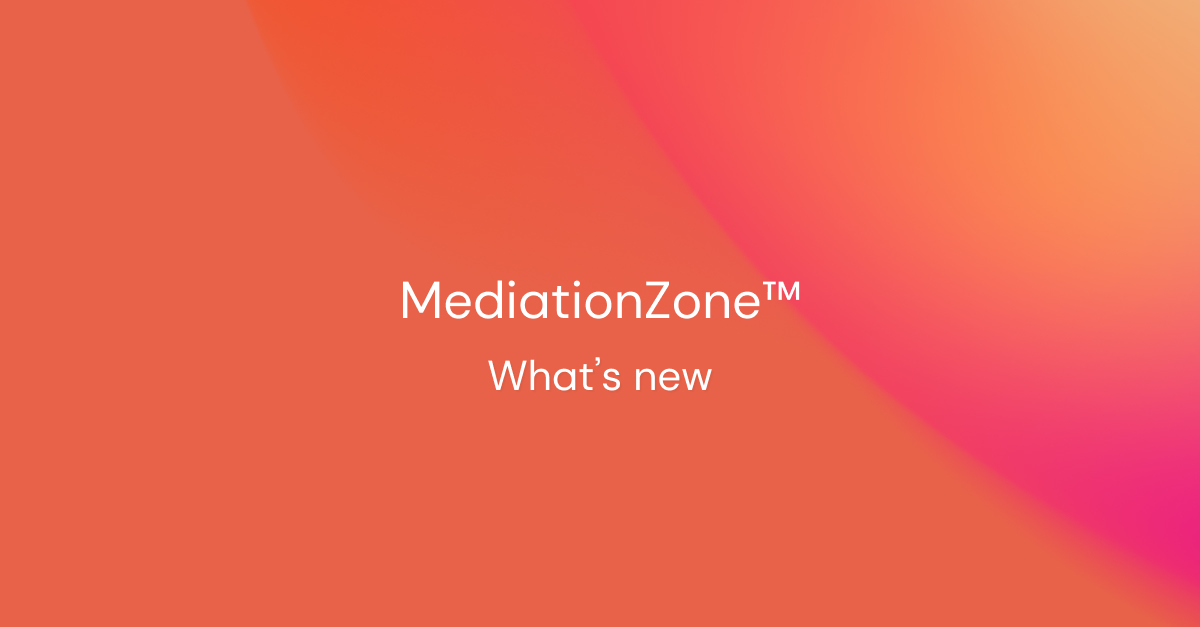 MediationZone - Product updates - DigitalRoute product updates
